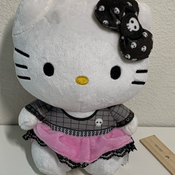 Toys | Hello Kitty Sanrio Punk Plush Skull Design Punk Theme Read ...